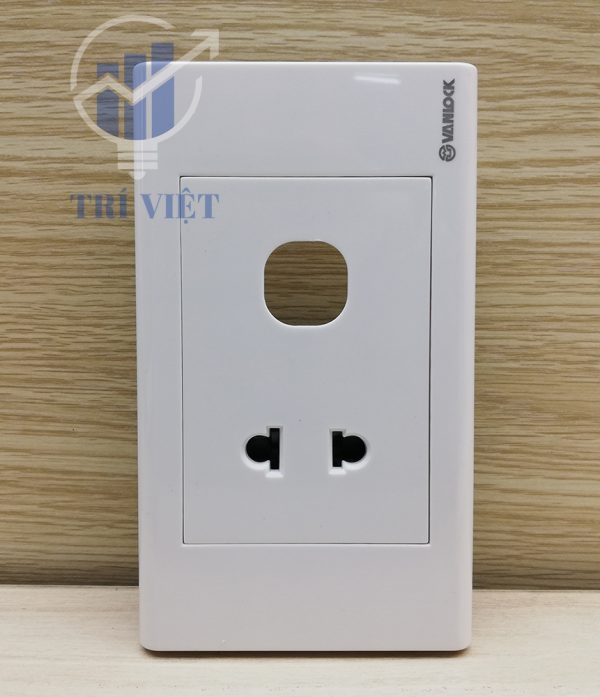 Mặt 1 Lỗ 1 Ổ Sino Vanlock - S18UX - Thiết Bị Điện Trí Việt